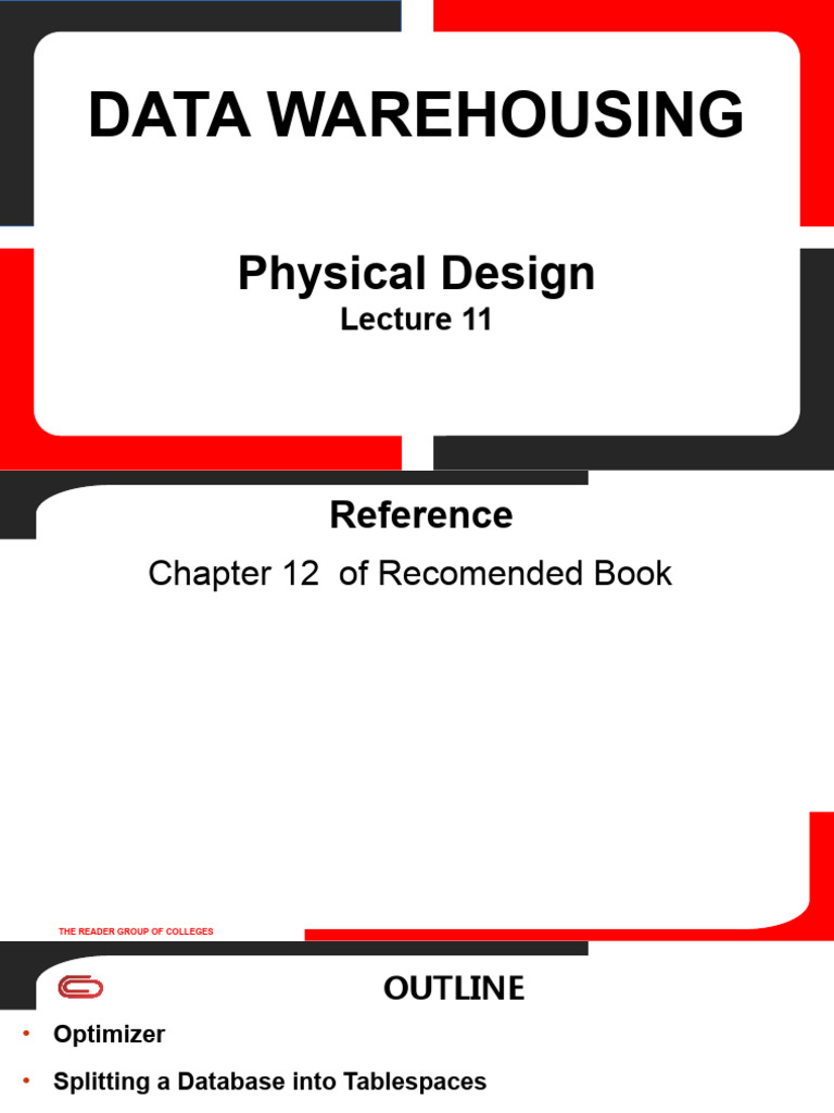 Lec 12 - Physical Design | PDF | Databases | Database Index Lec 12 - Physical Design | PDF | Databases | Database Index
