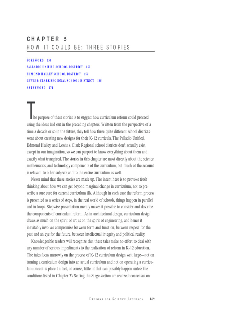 Chapter 5 How It Could Be Three Stories | PDF | Career & Growth