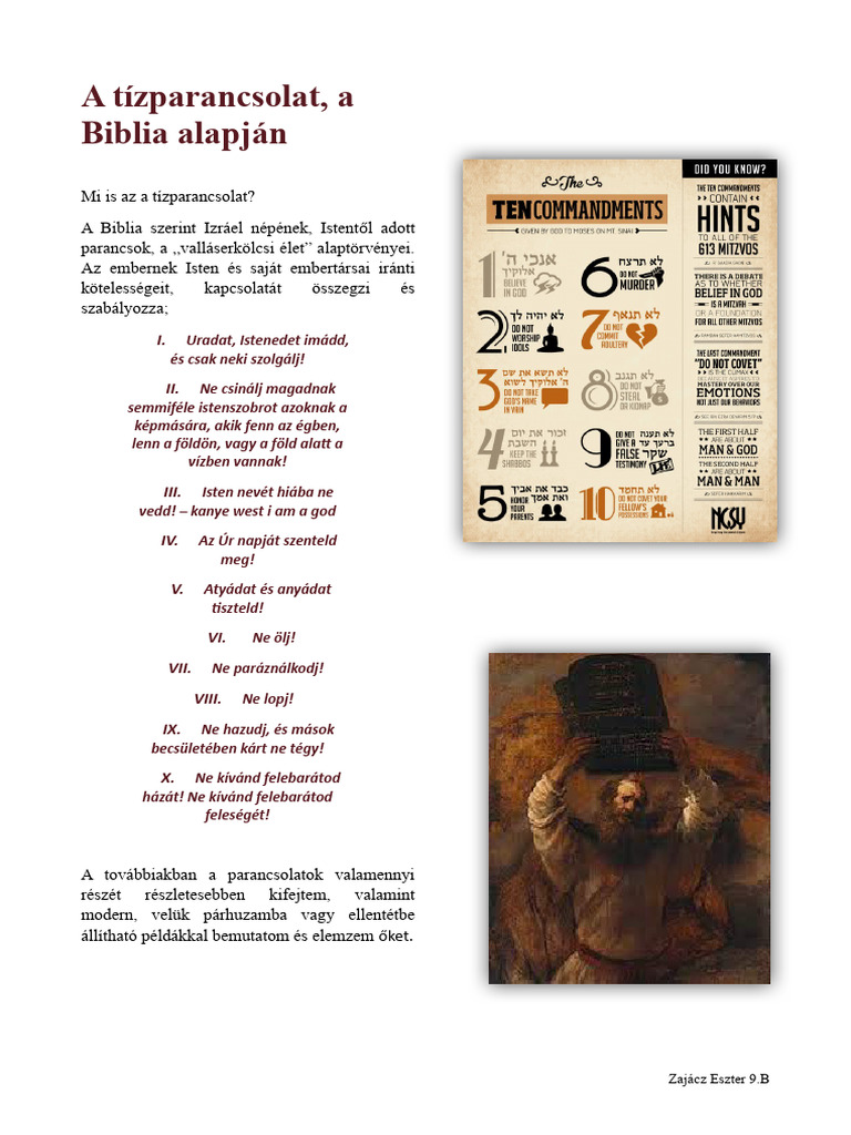 10 Commandments | PDF