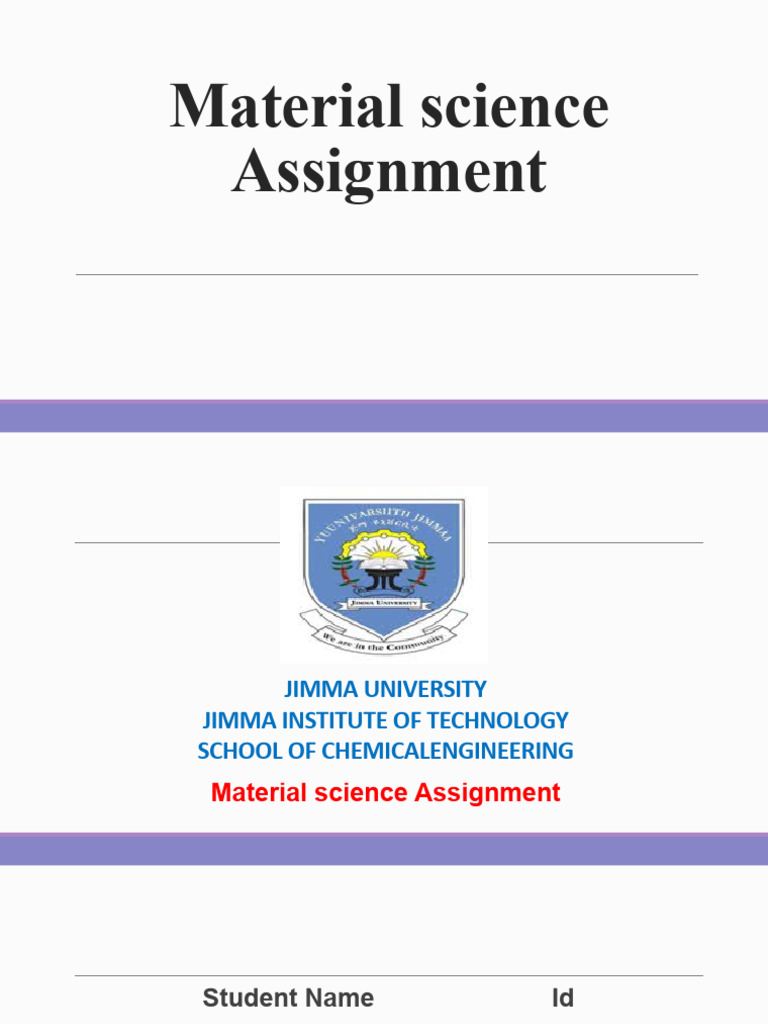 Material Science Assignment | PDF | X Ray Crystallography | Infrared Spectroscopy