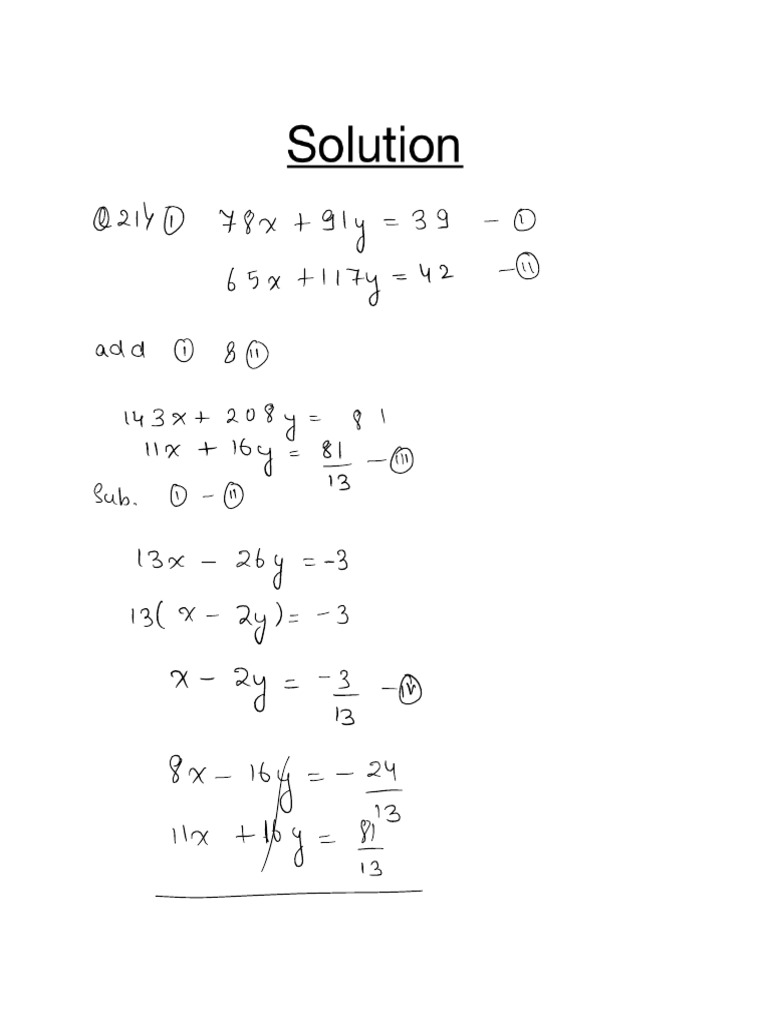 Maths_L5_solution | PDF