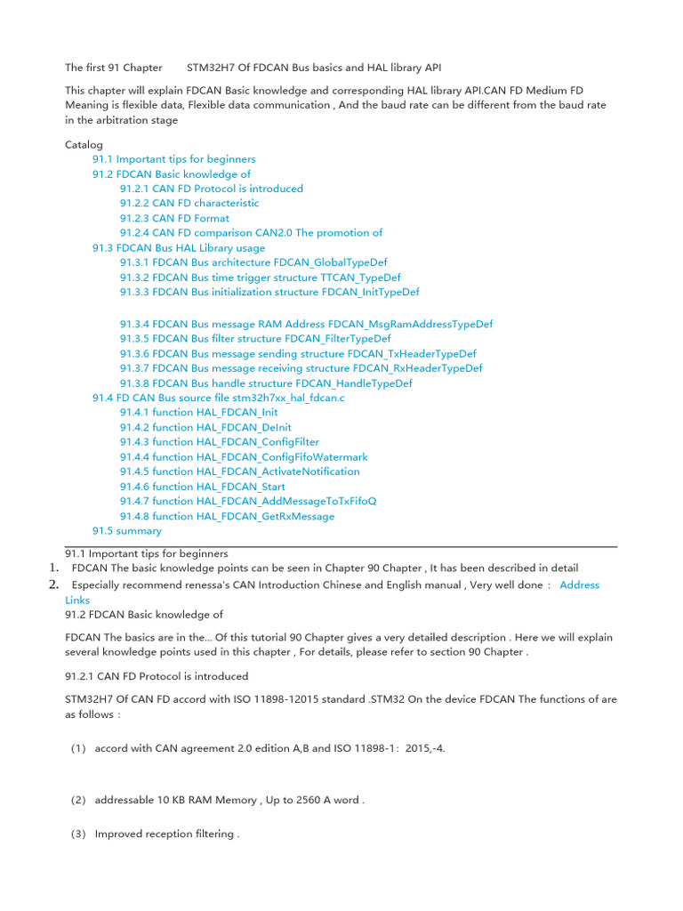 FDCAN CheatSheet | PDF | Computer Networking | Information And ...