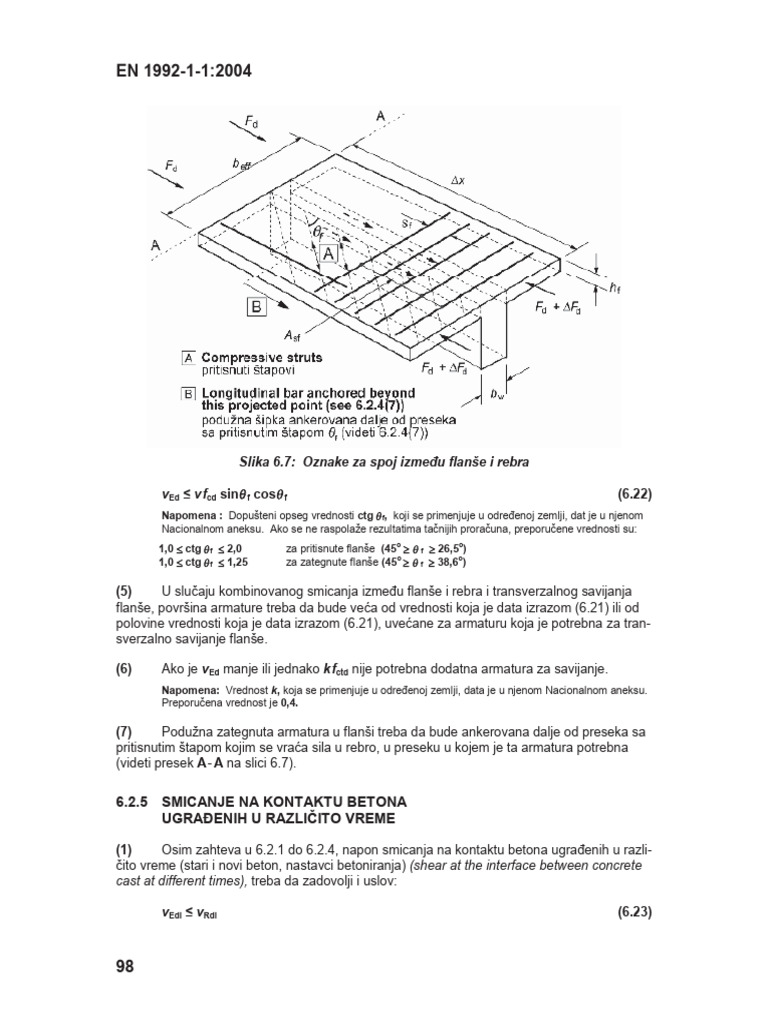 Evrokod-2-Flansa I Rebro | PDF