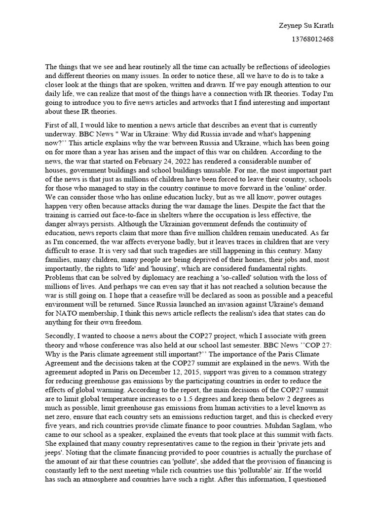 Zeynep Su Kıratlı - Psır292 - First Report | PDF