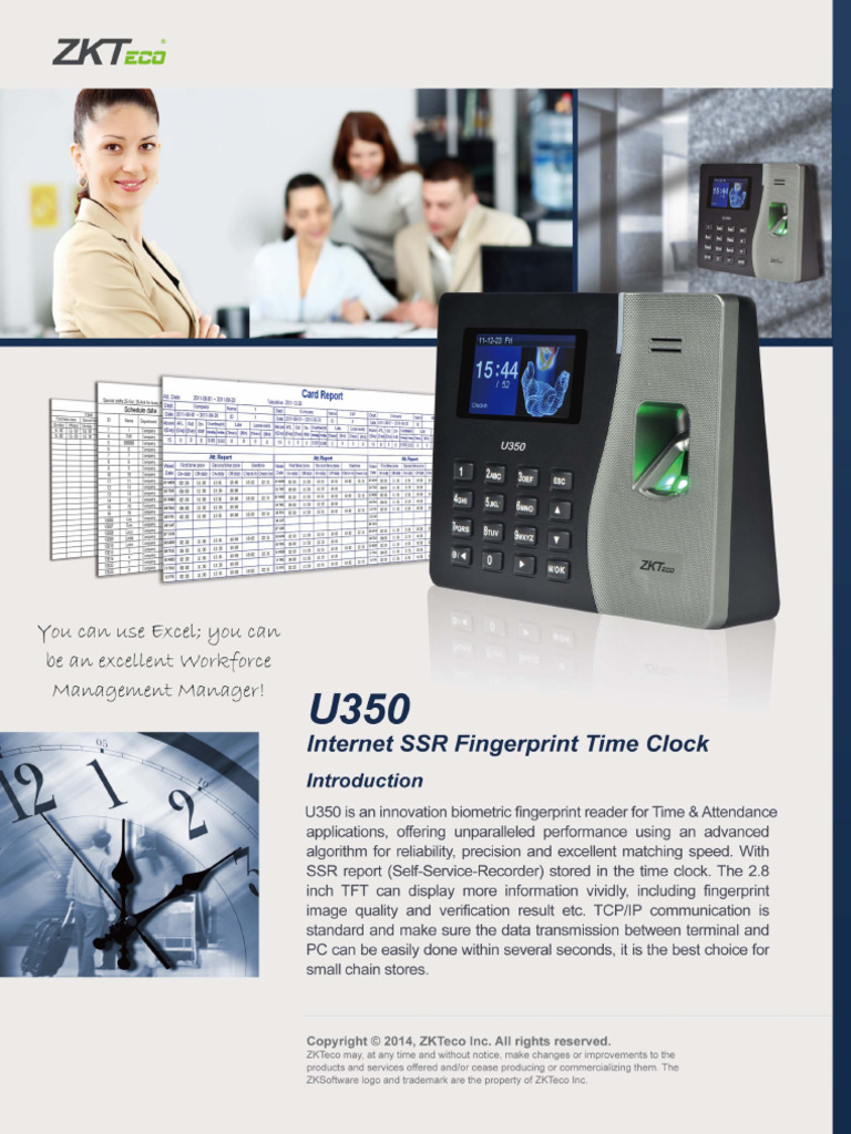 ZKTeco U350 | PDF