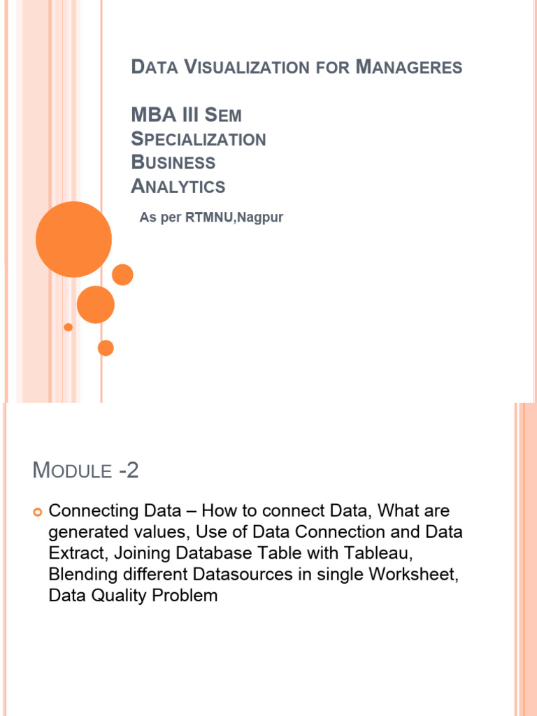 Module-2-Data Visualisation | Download Free PDF | Databases | Data