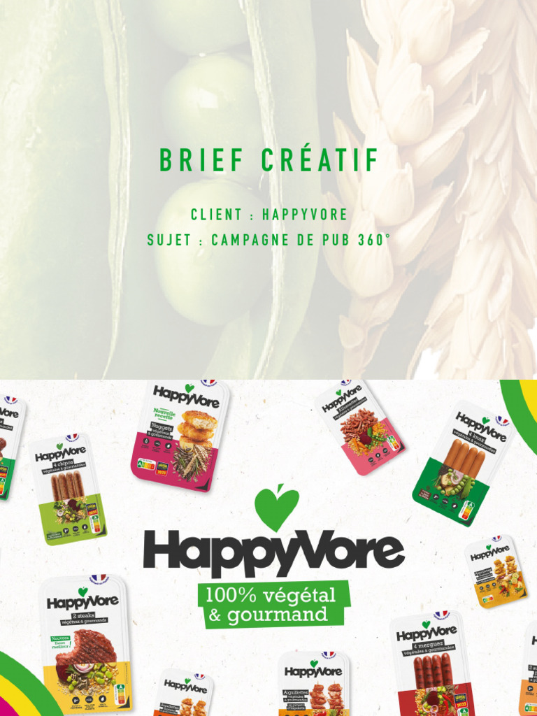 Campagne Pub 360° pour HappyVore | PDF | Affaires | Bien-être