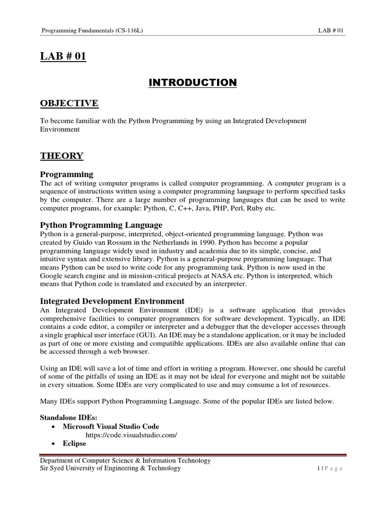 Merge Lab Till 11 PF | PDF | Parameter (Computer Programming) | Integrated Development Environment