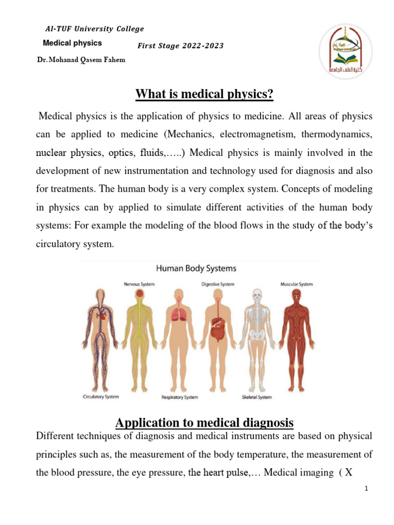What Is Medical Physics? | PDF | Medical Imaging | Medical Physics