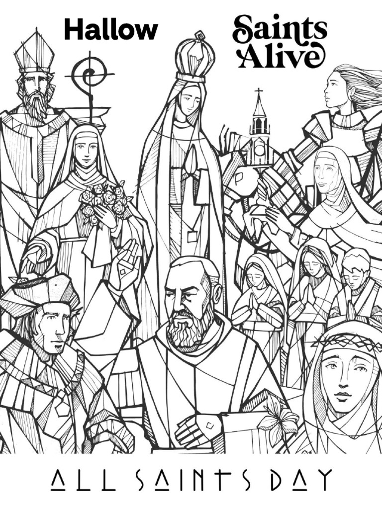 Saints Alive Coloring Book Updated | PDF