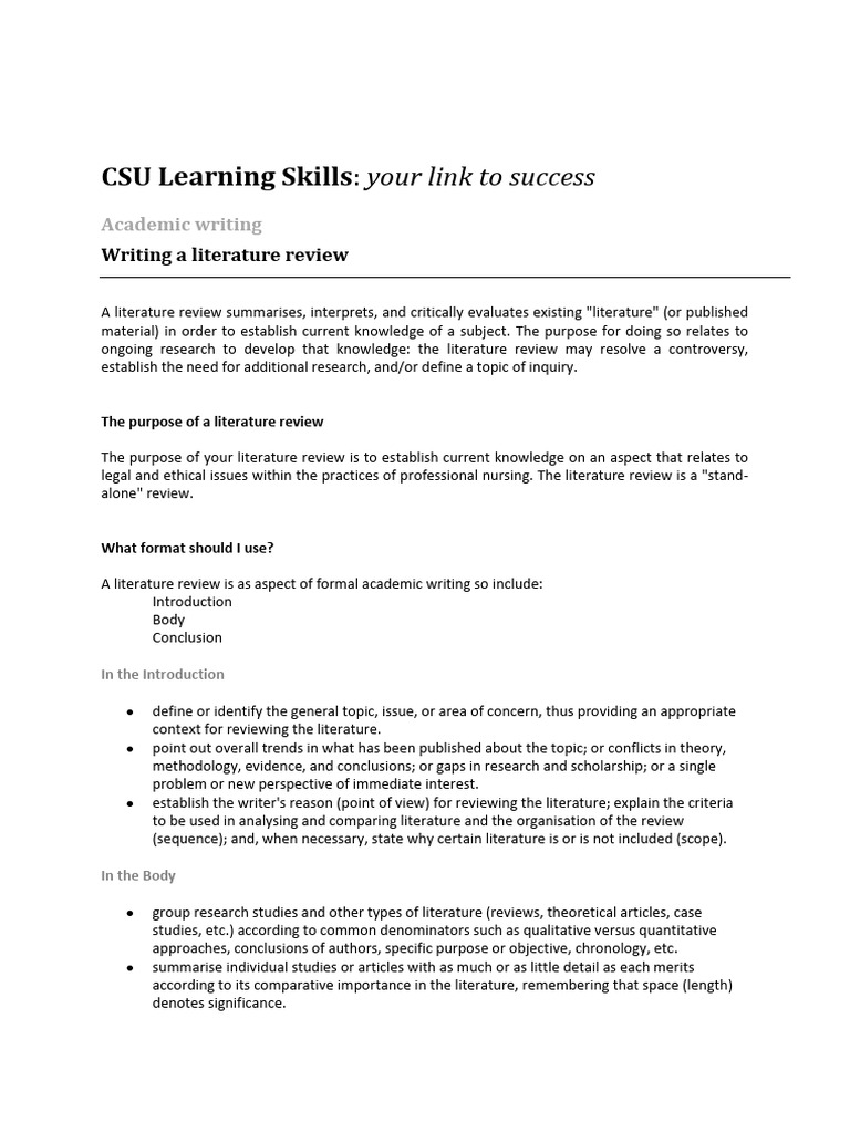 LitReview Requirements | PDF | Knowledge | Theory