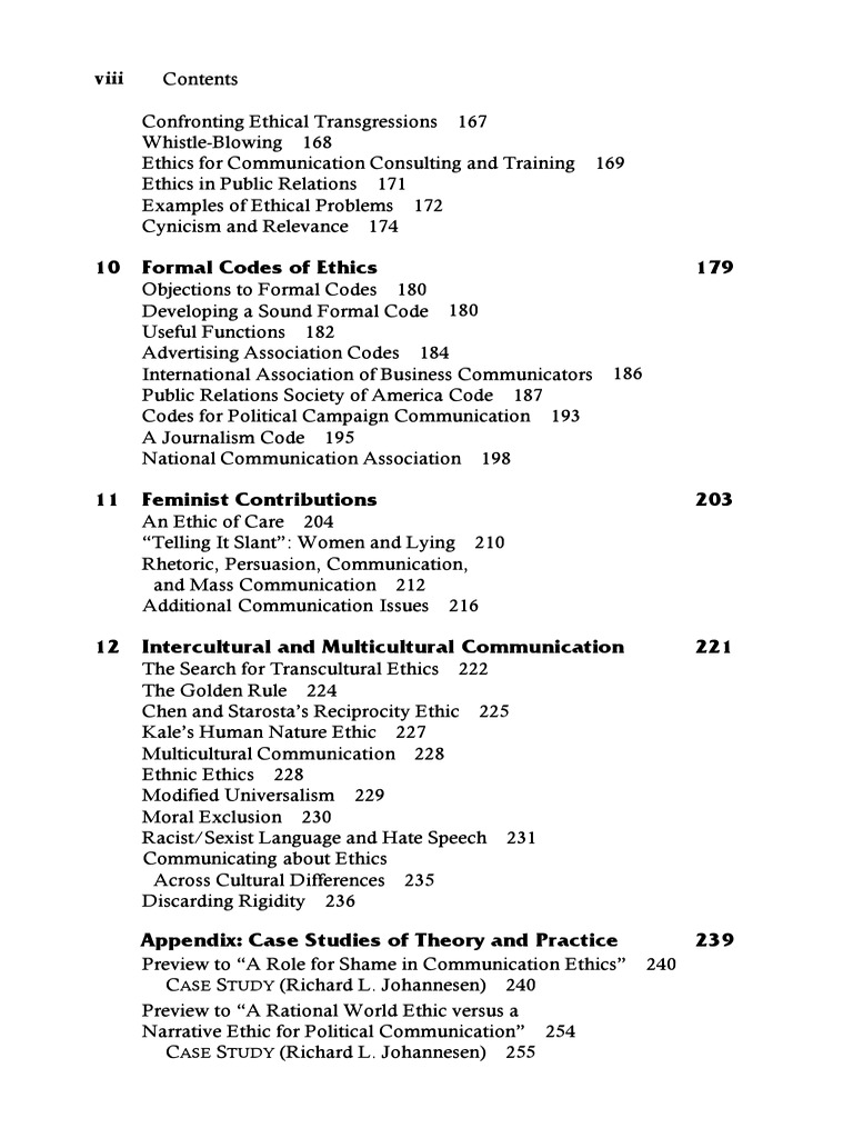 Communication Ethics and Codes | PDF