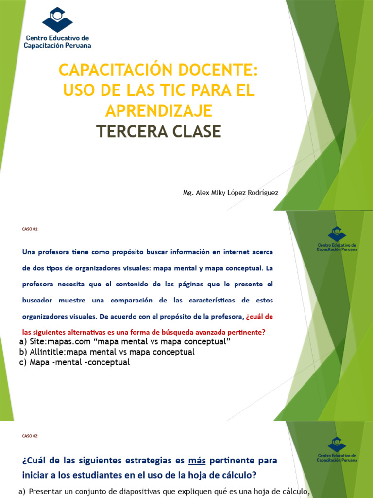 Cuarta Clase Tic's para El Aprendizaje | PDF
