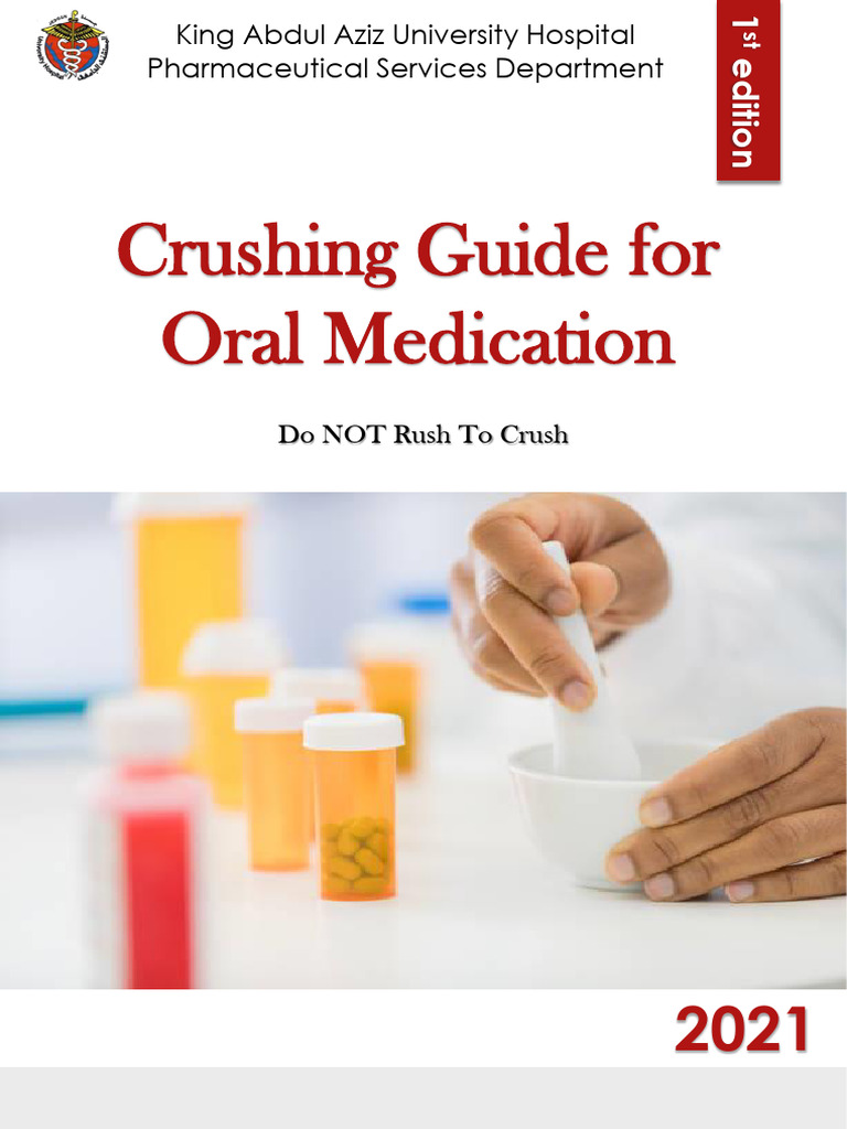 Crushing List (After Updating) | PDF | Tablet (Pharmacy) | Magnesium