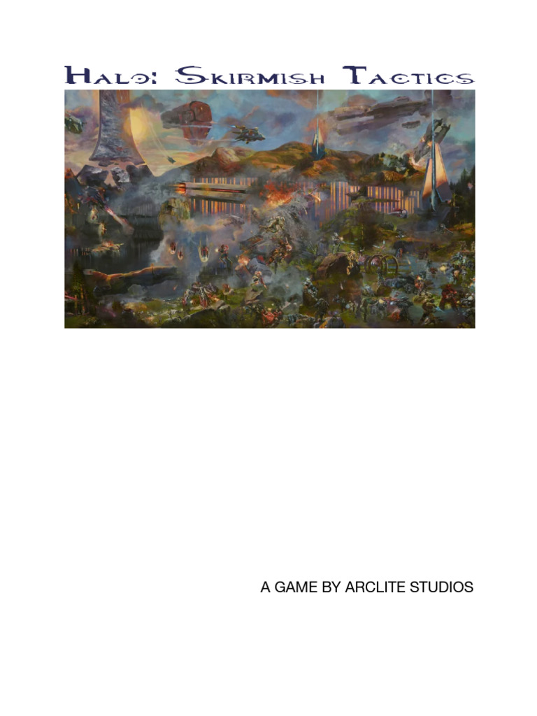 Halo: Skirmish Tactics Overview | PDF | Factions Of Halo | Firearms