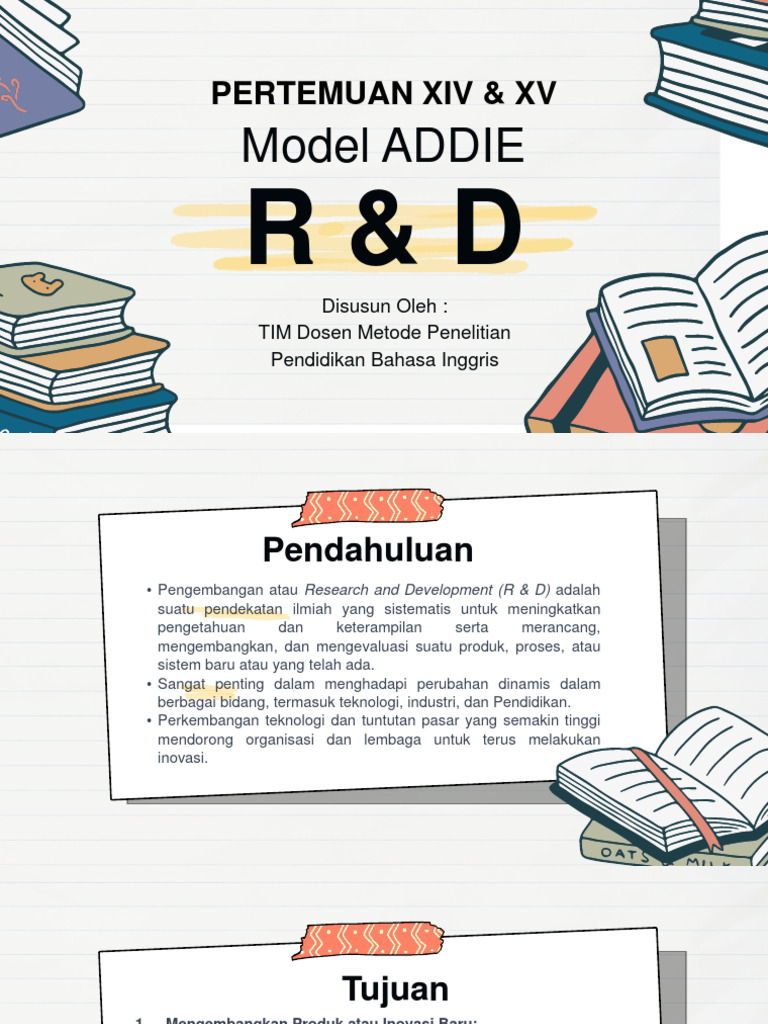 Panduan R&D Pendidikan dengan ADDIE | PDF