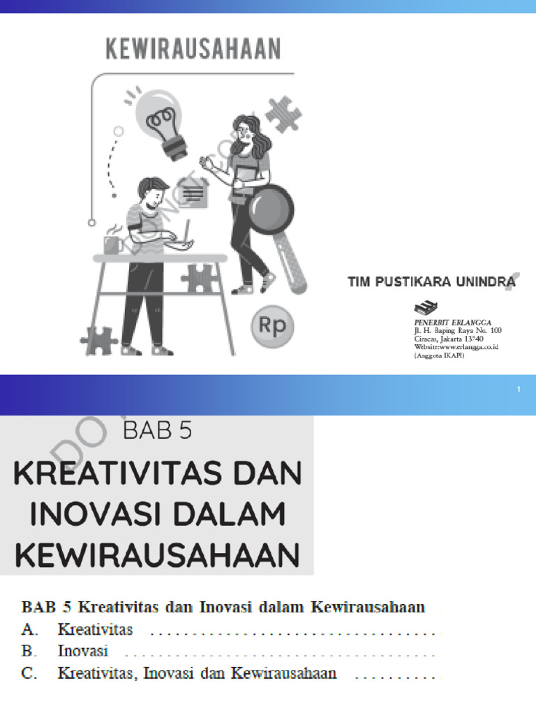 Kewirausahaan Pertemuan 5 Inovasi Dan Kreativitas Dalam Kewirausahaan | PDF | Karier ...