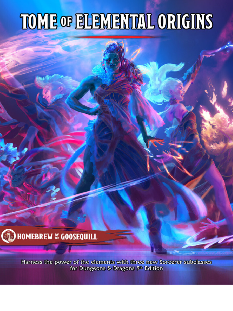 Elemental Sorcerer Subclasses Guide | PDF | Magician (Fantasy) | Witchcraft