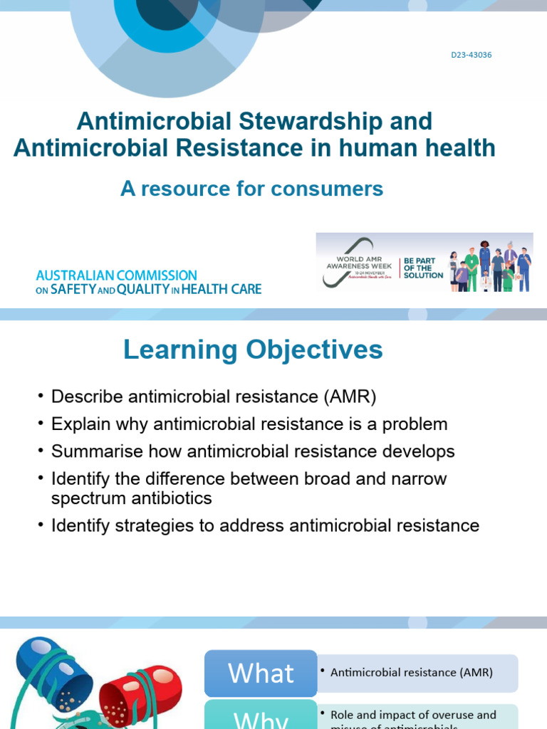 Consumer World Amr Awareness Week 2023 Power Point Presentation | PDF ...