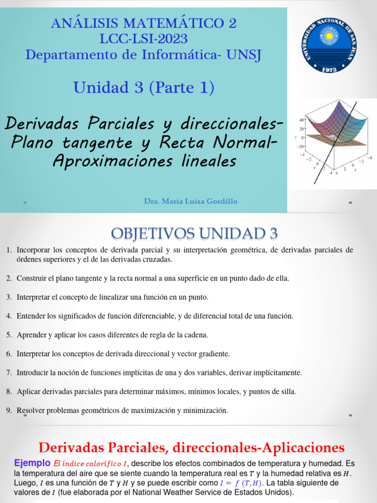 Derivadas Parciales y Aplicaciones | PDF | Derivado | Fahrenheit