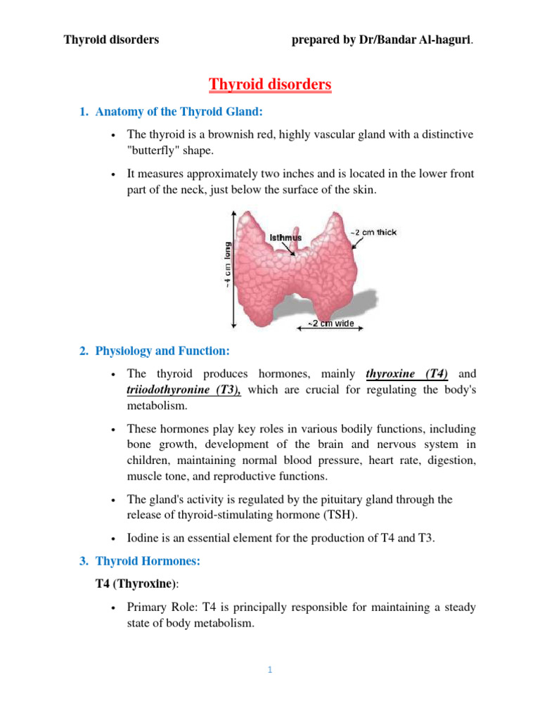 Thiroid Disorders | PDF | Hypothyroidism | Thyroid Disease