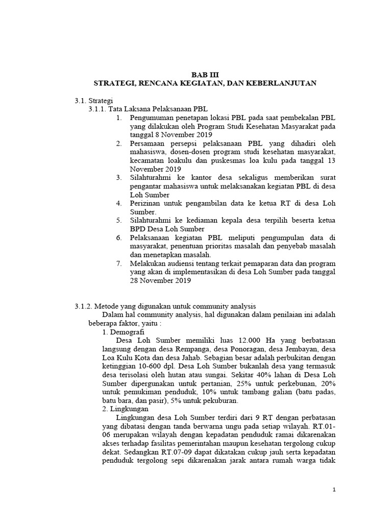 Bab 3 Proposal | PDF