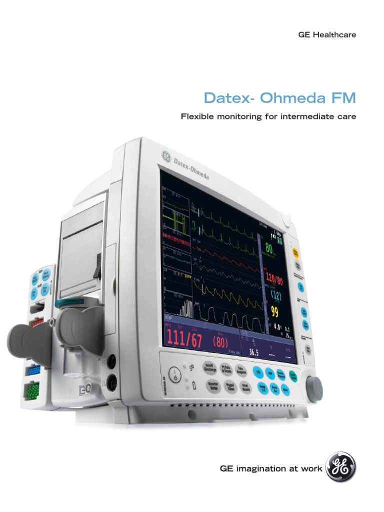 Datex FM | PDF | Monitoring (Medicine) | Computer Engineering