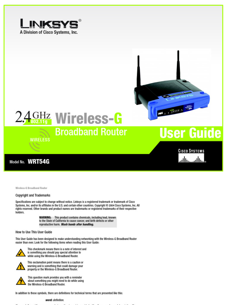 Manual Wifi Router LinkSys | PDF | Computer Network | Ip Address