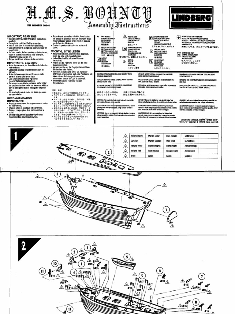 HMS Bounty Lindberg1996 | PDF