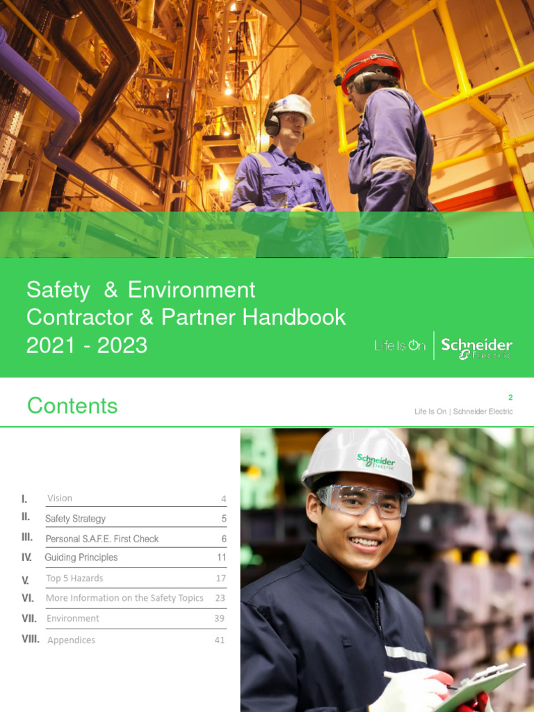 SE Contractor Safety Handbook 2021-2023 | PDF | Safety | Occupational ...