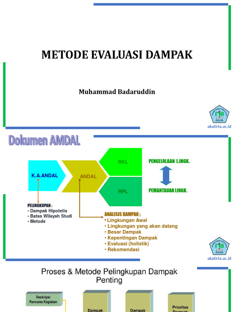 Matriks Evaluasi Dampak-1 | PDF