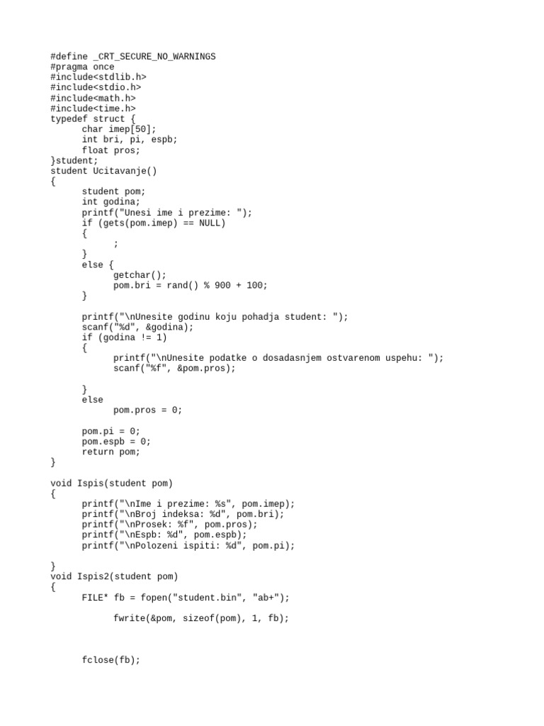 strukt.h | PDF | Models Of Computation | Computer Libraries