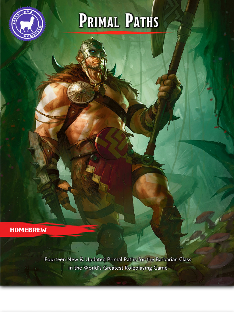 Barbarian Primal Paths - GM Binder | PDF | Werewolves