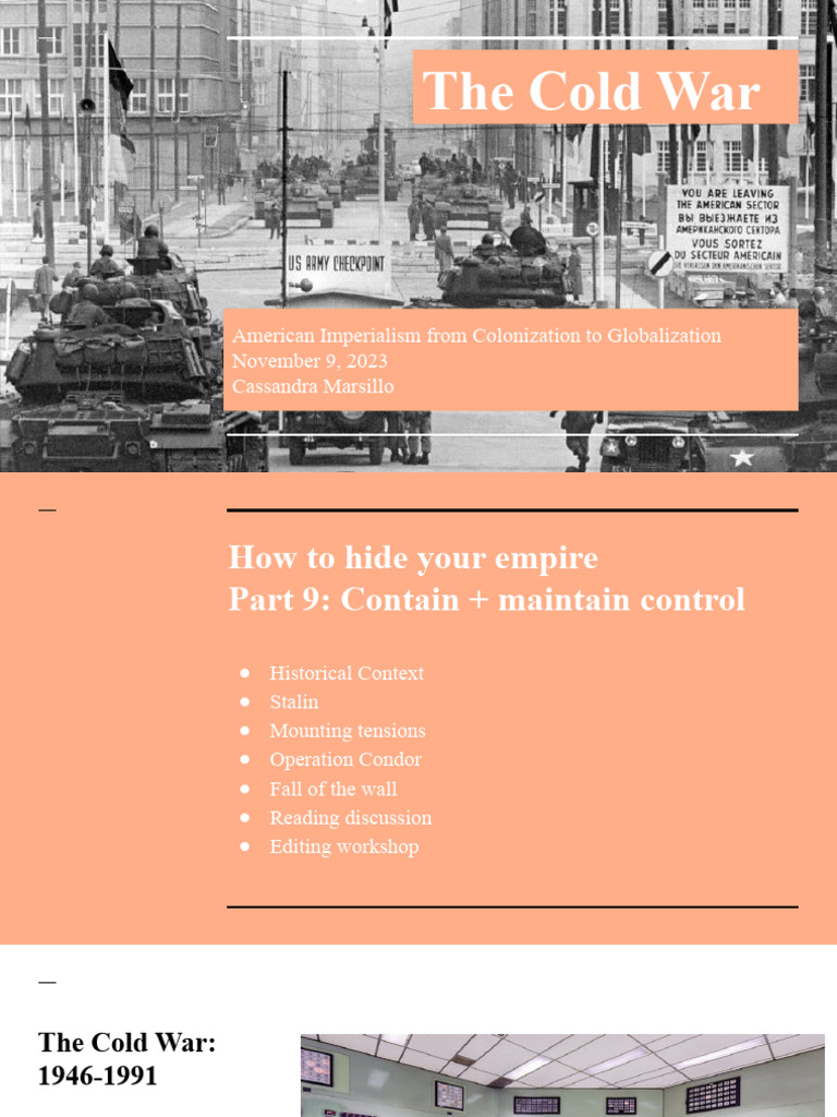 Cold War | PDF | Cold War | Soviet Union