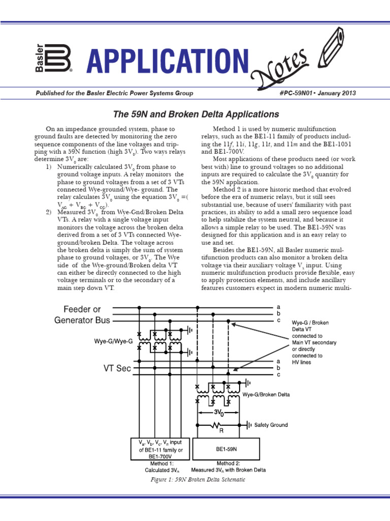 What Is Broken Delta or Open Delta VT | PDF | Electrical Impedance ...