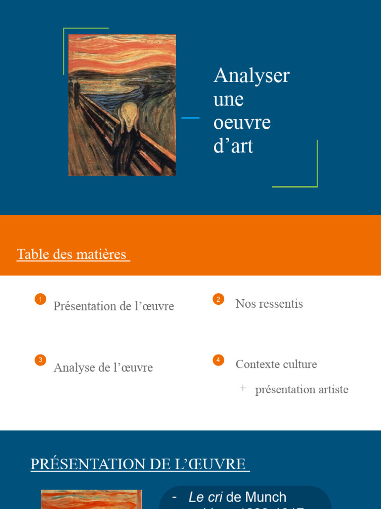 Analyser Une Oeuvre D'art | PDF | Expressionisme