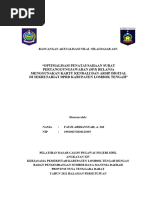 Contoh Laporan Aktualisasi CPNS | PDF | Karier & Perkembangan