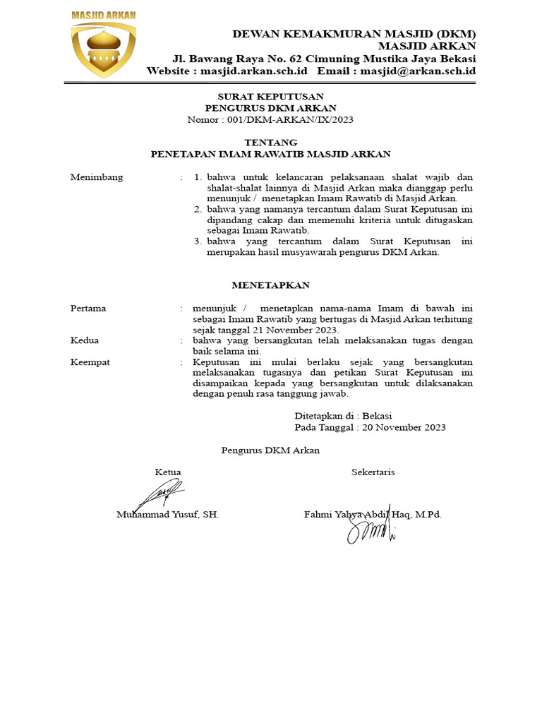 SK Imam Rawatib | PDF