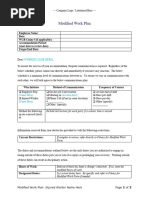 Sample Light Duty Job Offer Letter | PDF