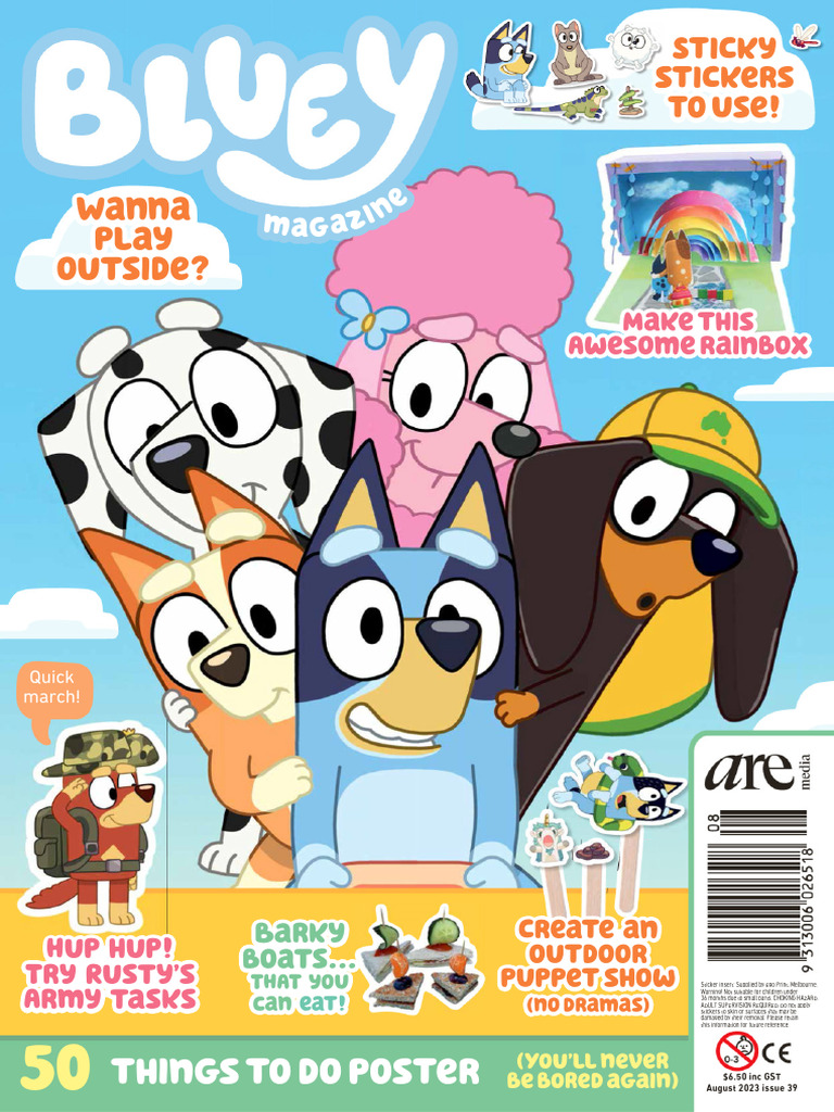 Bluey Magazine: August 2023 Edition | PDF