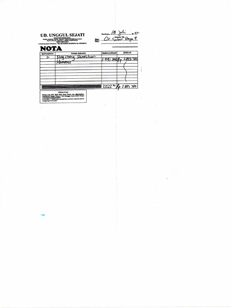 Nota | PDF
