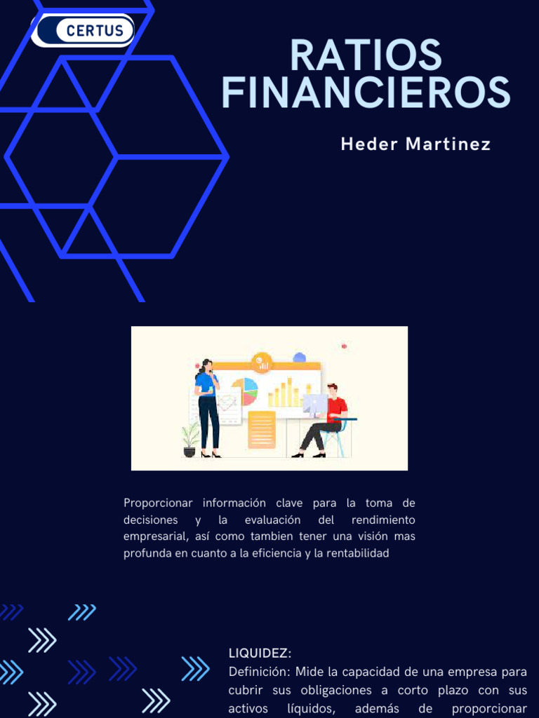 Ratios Financieros Clave para Decisiones | PDF | Business | Liquidez de ...