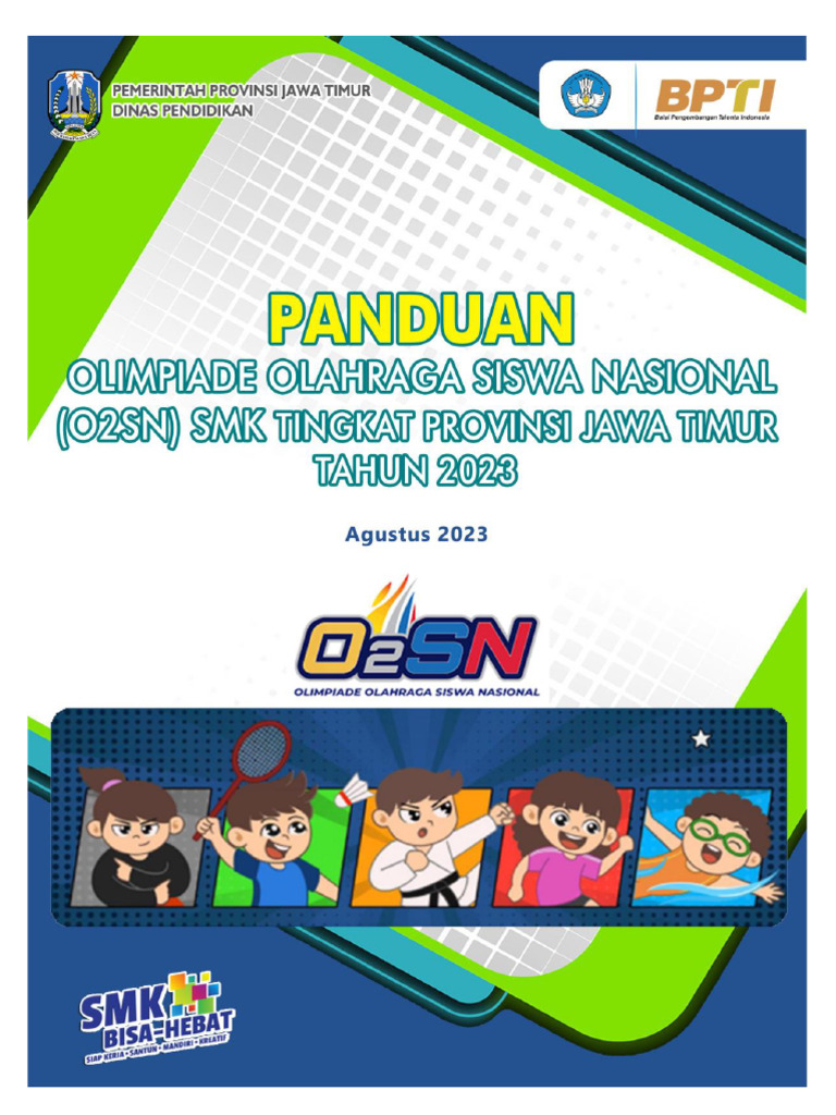 Panduan O2SN SMK Tingkat Jatim 2023 - Sign | PDF
