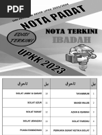 NoTa Padat Upkk Tahun 3,4 & 5 | PDF