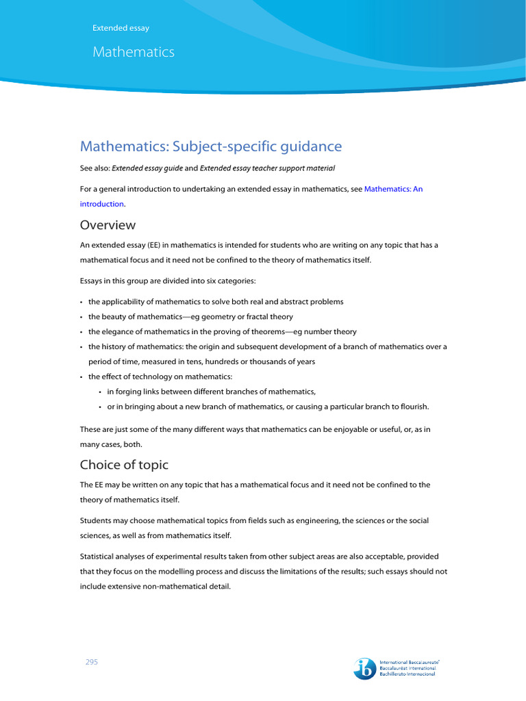 Maths | PDF | Mathematics | Essays