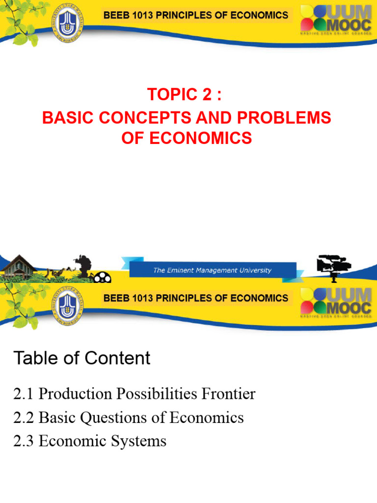 Chapter-2-Basic Concepts and Problems of Economics | PDF