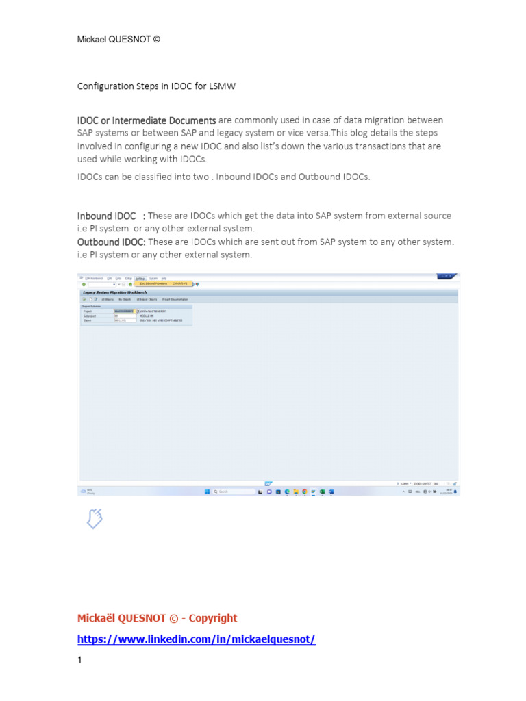 GU - SAP ECC - Configuration Steps in IDOC | PDF | Information Technology Management | Software