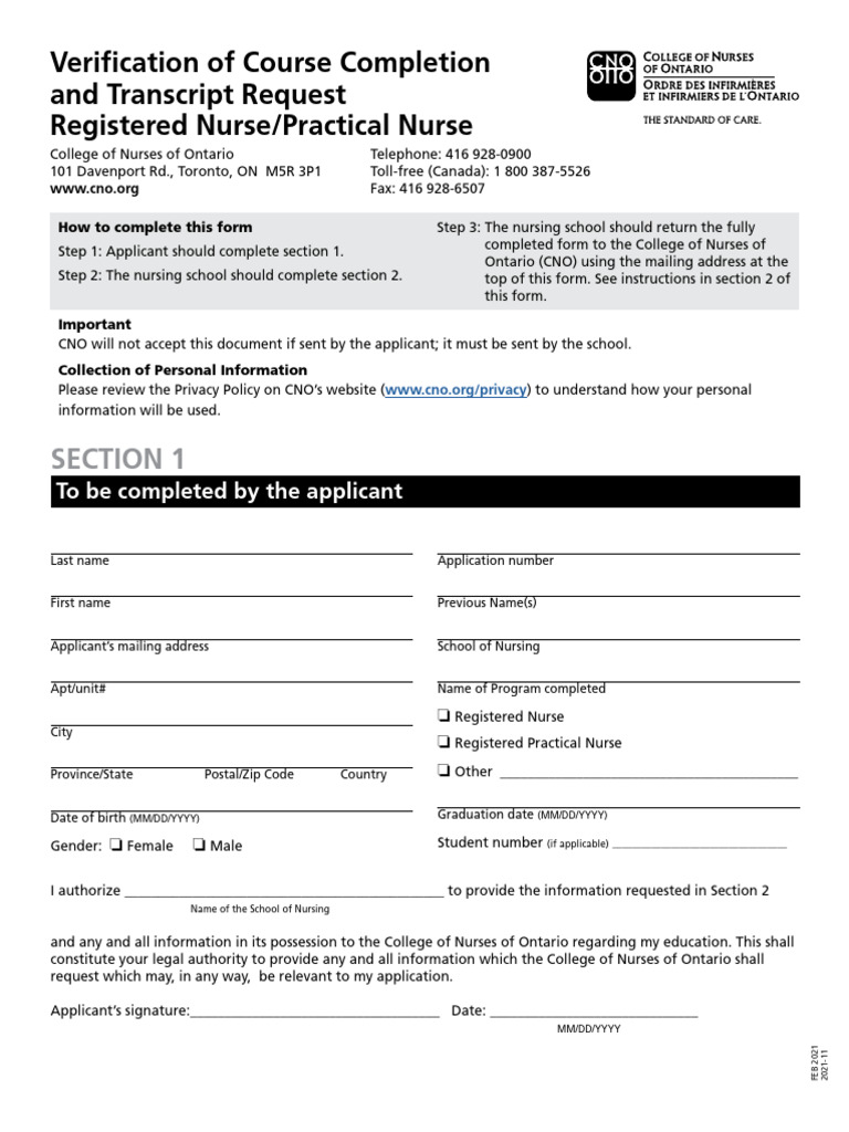 VCC Transcript Request | Download Free PDF | Nursing | Public Services