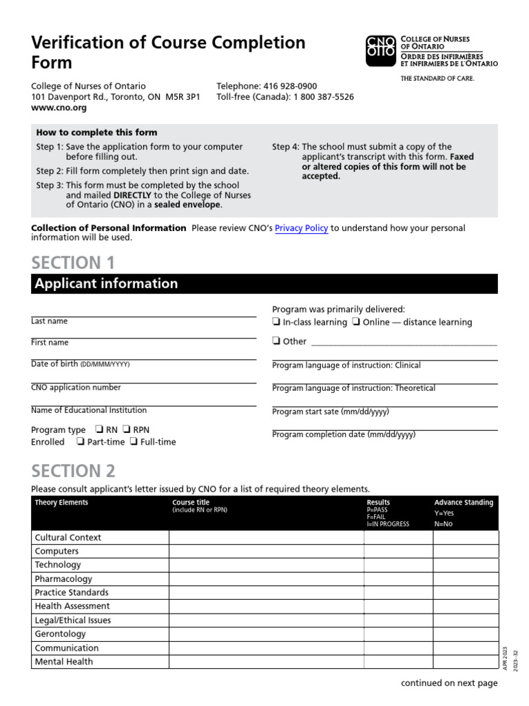 ANCC Education Verification Form Guide | PDF