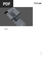Dialux Illumination Project Report | PDF | Lighting | Components